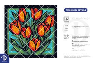 Tulip 3D Shadow Box · Creative Fabrica