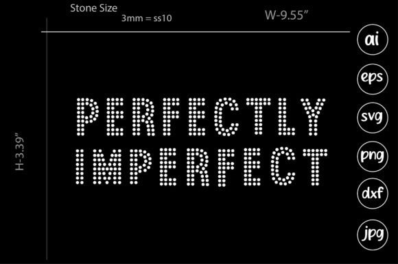 Perfectly Imperfect Rhinestone Template Graphic by asiksithi20 ...