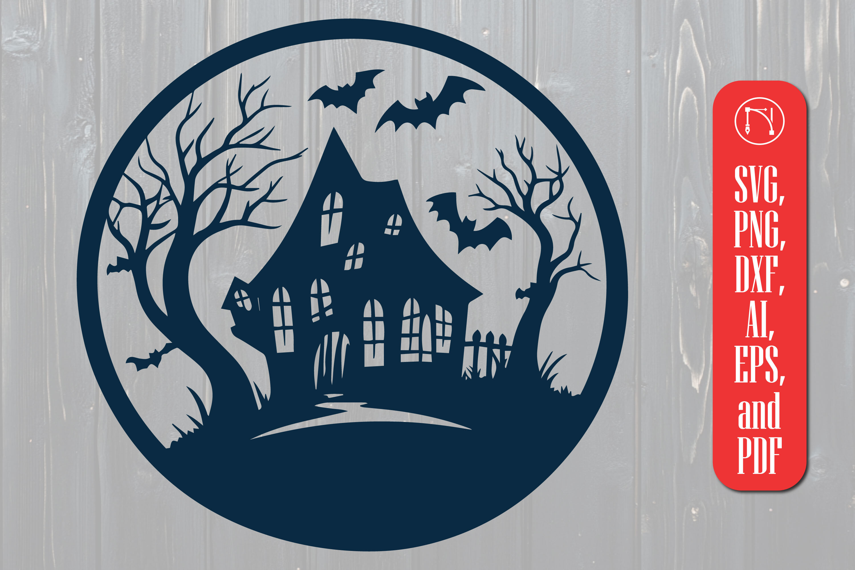 Halloween Witch House Sign Decor SVG · Creative Fabrica