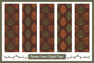 Seamless Autumn Leaves Digital Paper Graphic by sara_sb2000 · Creative ...