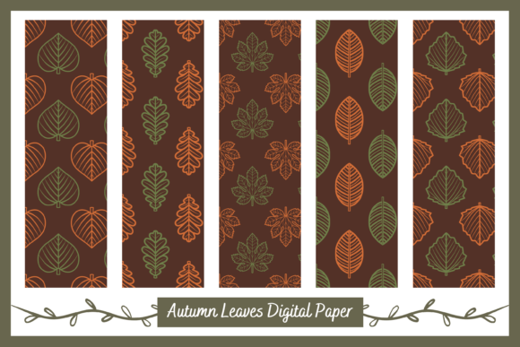Seamless Autumn Leaves Digital Paper Graphic by sara_sb2000 · Creative ...