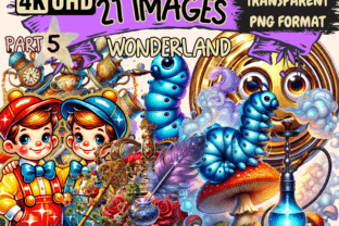 Wonderland Clipart P5 Graphic by Wonders Artist · Creative Fabrica
