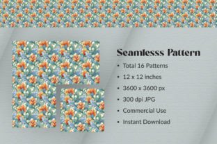 Art Nouveau Seamless Pattern Collection Graphic by Orcshape Studio ...