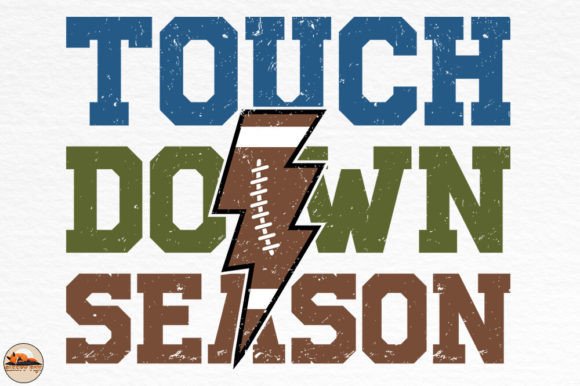 Touchdown Season Football Sublimation Graphic by SLEEPY FOX · Creative ...