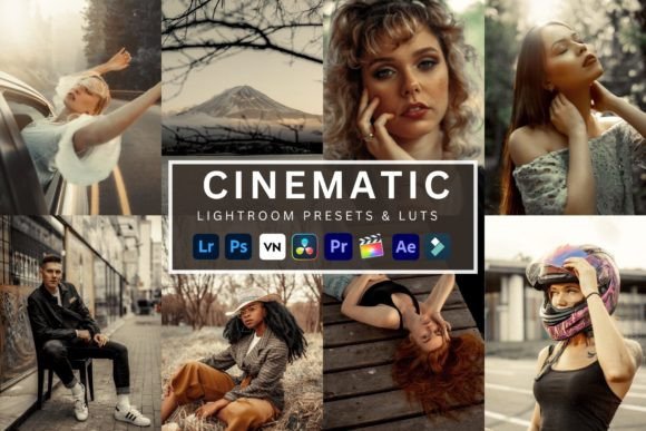 Cinematic Lightroom Presets & Luts Graphic by presetsroom · Creative ...