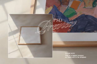 1x1 Wood Frame Video Mockup Freebie PSD Graphic by wasmockups ...