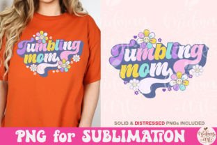 Tumbling Mom PNG Svg, Gymnastics Design Graphic by MidmagArt · Creative ...