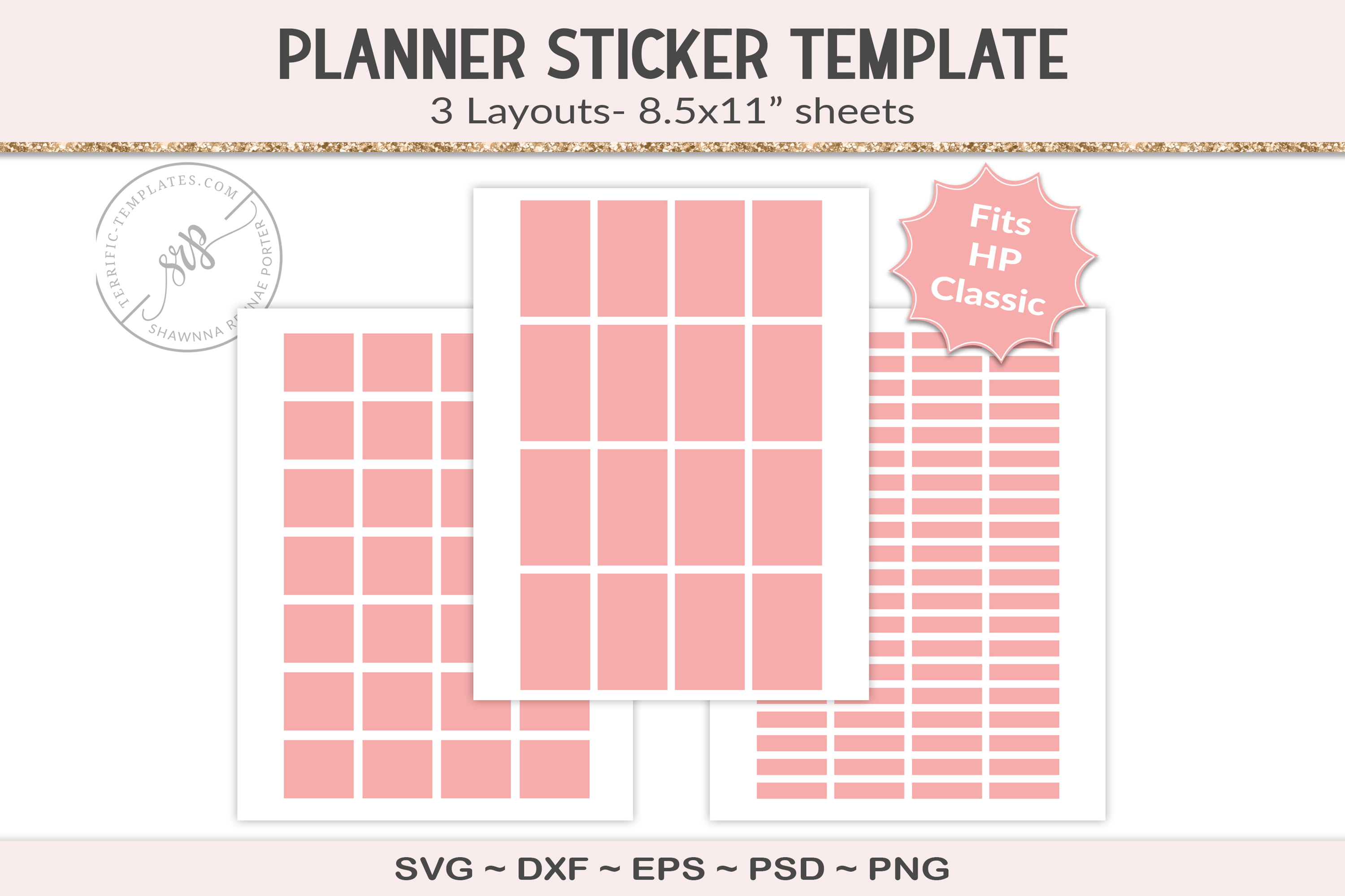 Planner Sticker Template Graphic by Lovelytocu · Creative Fabrica
