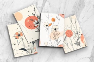 Seamless Boho Line Art Floral Background Graphic by ArtCursor ...