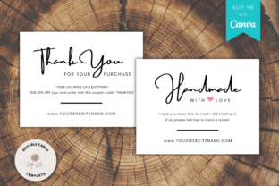 Business Thank You Insert Cards Template Graphic by Haffa Studio ...