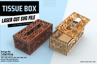 Tissue Box Laser Cut File, SVG File, Box · Creative Fabrica