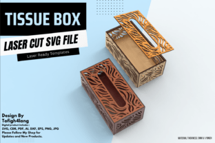 Tissue Box Laser Cut File, SVG File, Box · Creative Fabrica