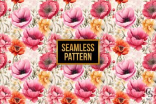 Watercolor Floral Medley Digital Papers Graphic by Creative Store ...