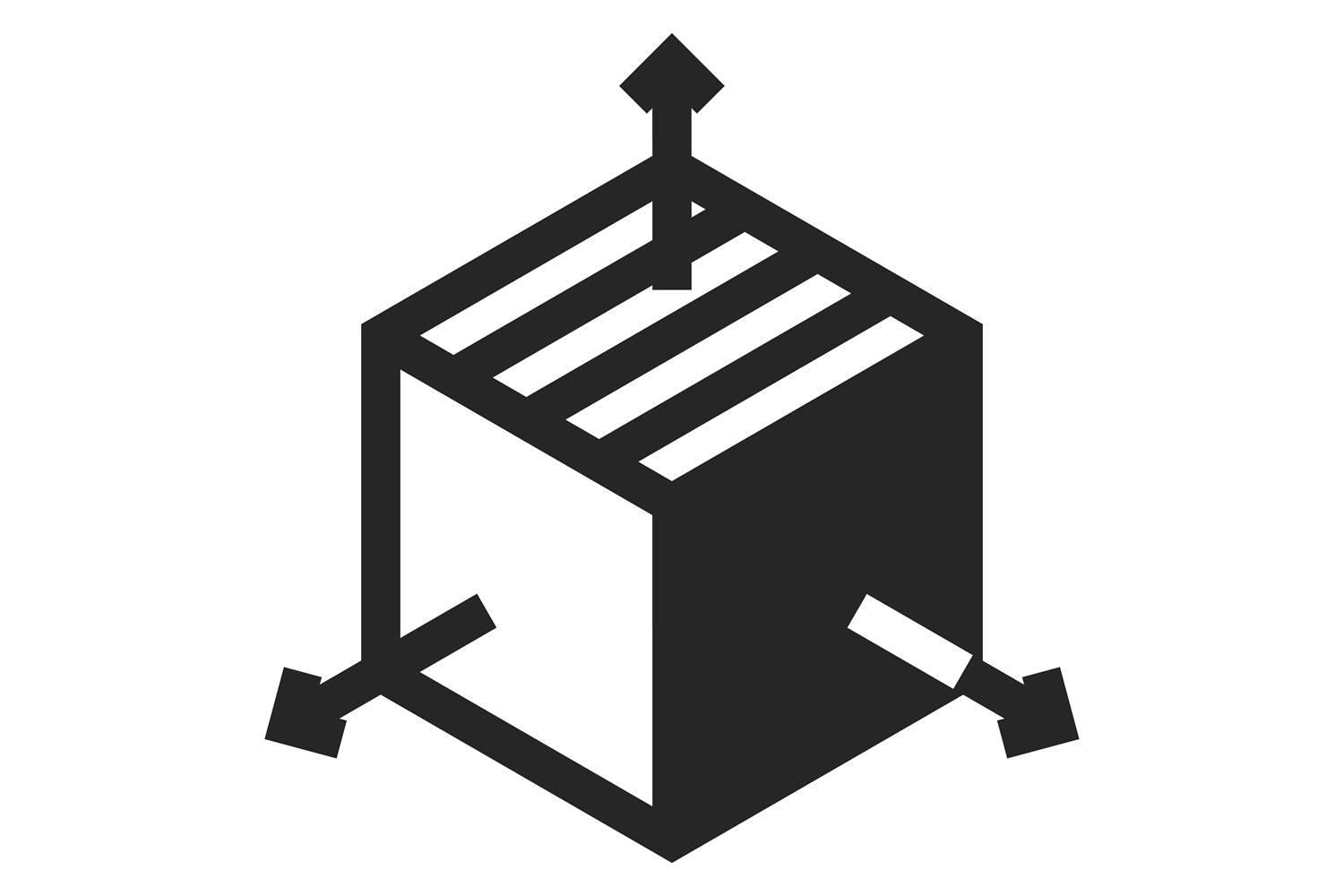 Three Dimension Symbol. Math Space. Geom Graphic by microvectorone ...