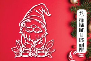 Paper Cut Gnome SVG Cut File Bundle · Creative Fabrica