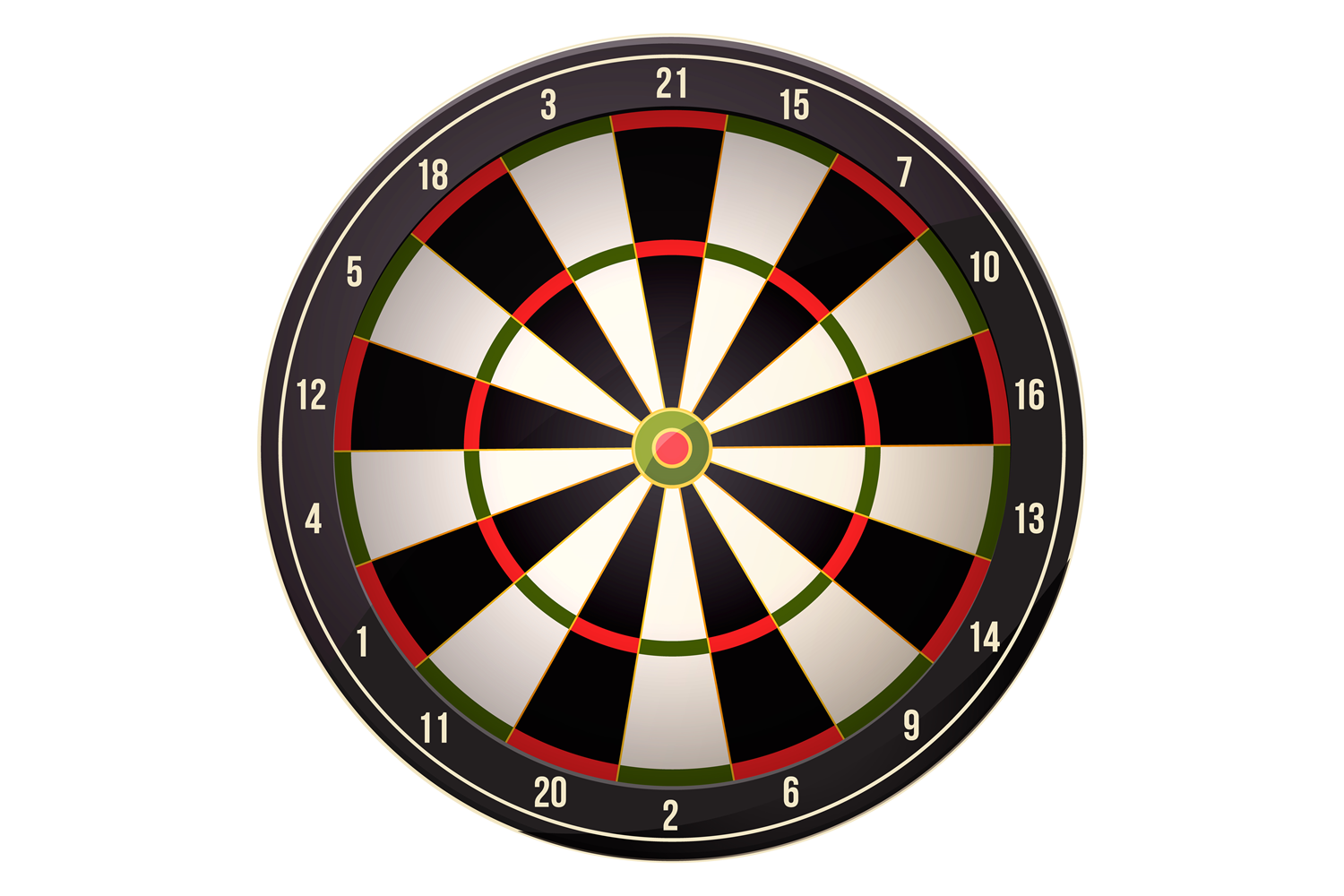 Dartboard Realistic Template. Game Targe Graphic by onyxproj · Creative ...