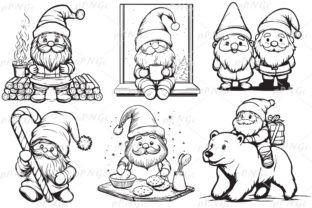 Christmas Gnome Clipart Bundle SVG Graphic by passionpngcreation ...