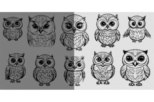 Cute Owl SVG Bundle - Owl Clipart Graphic by GJSArt · Creative Fabrica