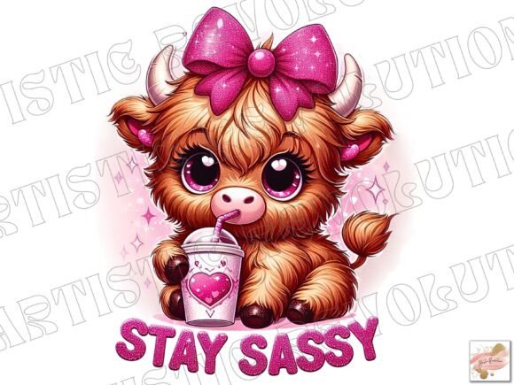 356 Baby Highland Cow Png Designs & Graphics