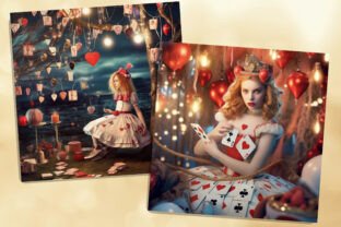 Christmas Alice in Wonderland Digitals Graphic by artisticwayco ...