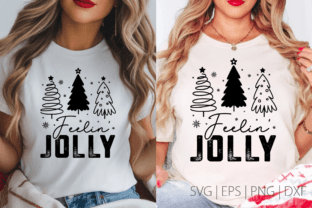 Feelin' Jolly SVG Design, Christmas SVG Graphic by AKDestiny · Creative ...
