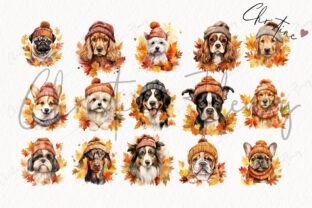 Fall Dogs Clipart, Fall PNG Graphic by Christine Fleury · Creative Fabrica