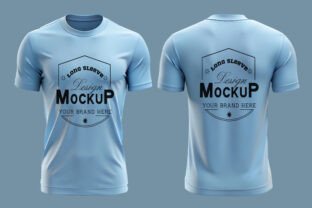 Light Blue T-shirt PSD & PNG Mockup Graphic by Sayed Graphics ...