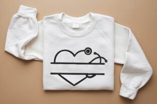 Stethoscope Heart Split · Creative Fabrica