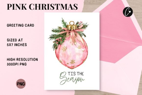 Tis the Season Christmas Printable Card Graphic by Christine Fleury ...