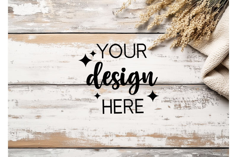 Rustic Flat Lay Mockup Background Graphic by DailyMockups · Creative ...