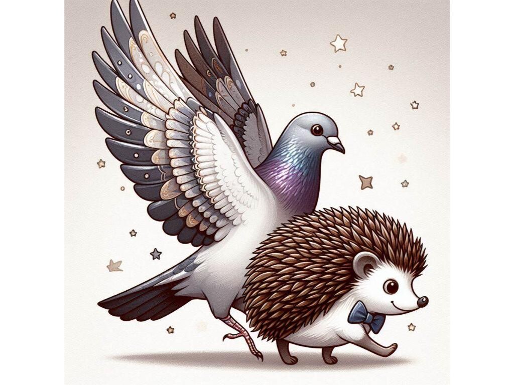 A Pigeon with Metallic Accents on Its Wi Graphic by Creativeguru ...