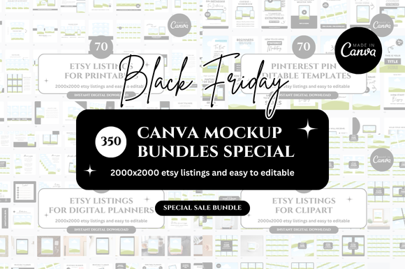 350 Canva Mockup Bundles Graphic by FolieDesign · Creative Fabrica