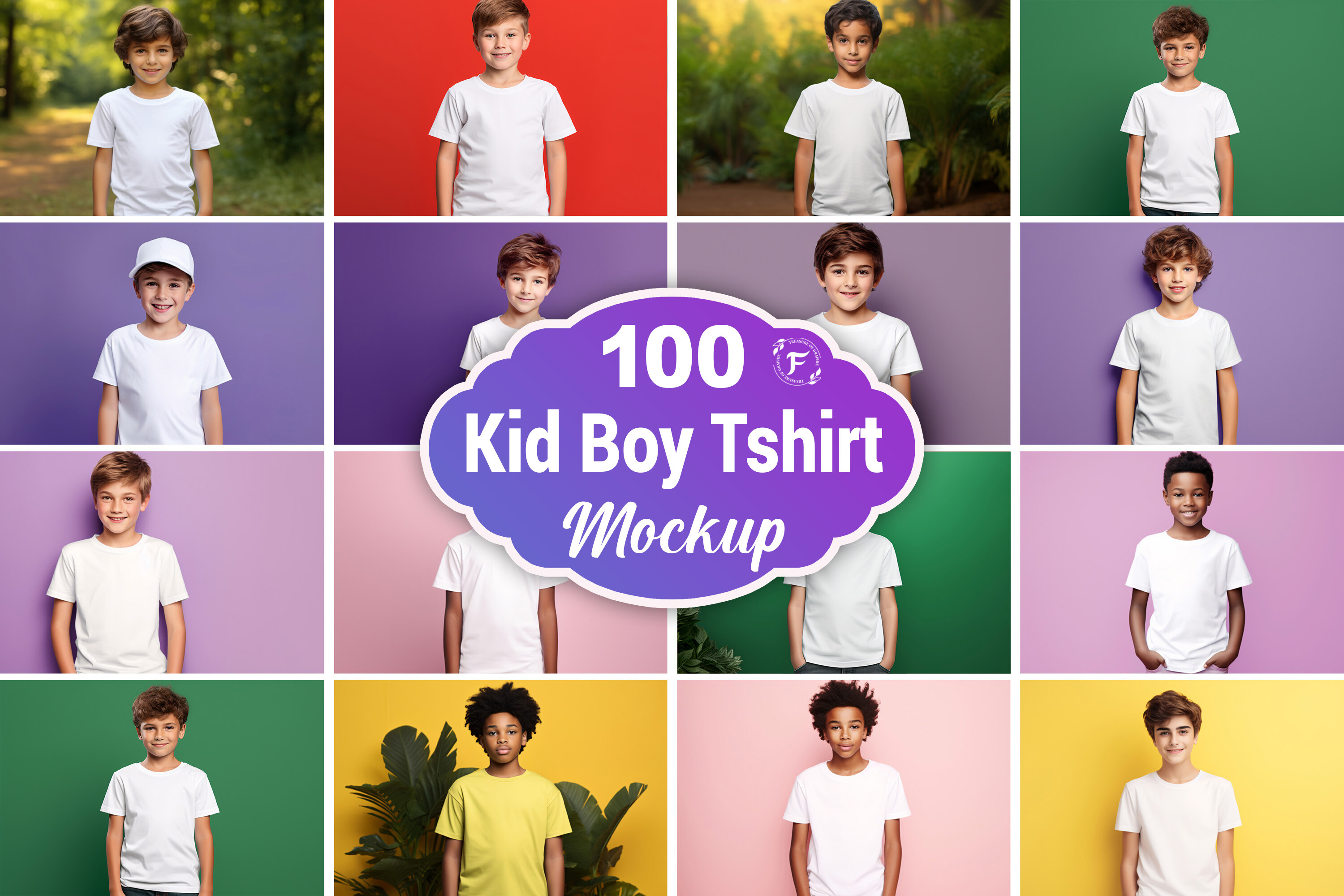 Kid Boy T-Shirt Mockup Picture Bundle Graphic by Forhadx5 · Creative ...