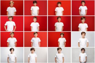 Kid Boy T-Shirt Mockup Picture Bundle Graphic by Forhadx5 · Creative ...