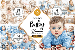 Baby Clipart Mega Bundle Graphic by Markicha Art · Creative Fabrica