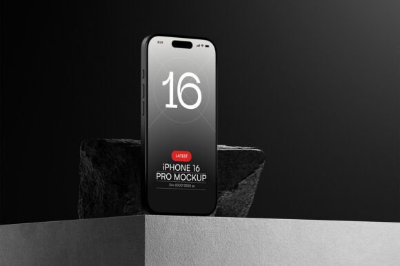 IPhone 15 Pro Mockup Graphic by Hakim Visuals · Creative Fabrica