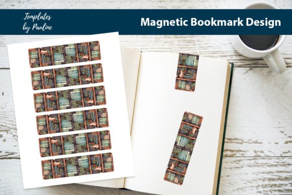 Summer Sea Printable Magnetic Bookmark Graphic by Templates by Pauline ...