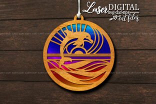 Dolphin Suncatcher Ornament Svg Graphic by Cornelia · Creative Fabrica