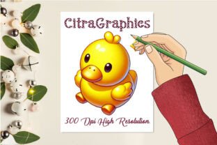Watercolor Rubber Duck Clipart Bundle. Graphic by CitraGraphics ...