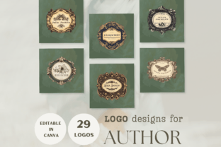 Vintage Author Logos Graphic by Petit Creation Lab · Creative Fabrica