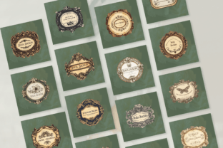 Vintage Author Logos Graphic by Petit Creation Lab · Creative Fabrica