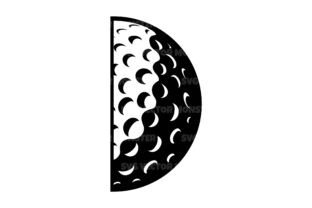 Golf Ball Monogram Svg Cut File Graphic by svgvectormonster · Creative ...
