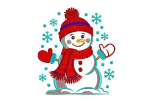 Cozy Snowman · Creative Fabrica