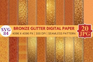 Bronze Glitter Digital Paper Graphic by SVG24 · Creative Fabrica