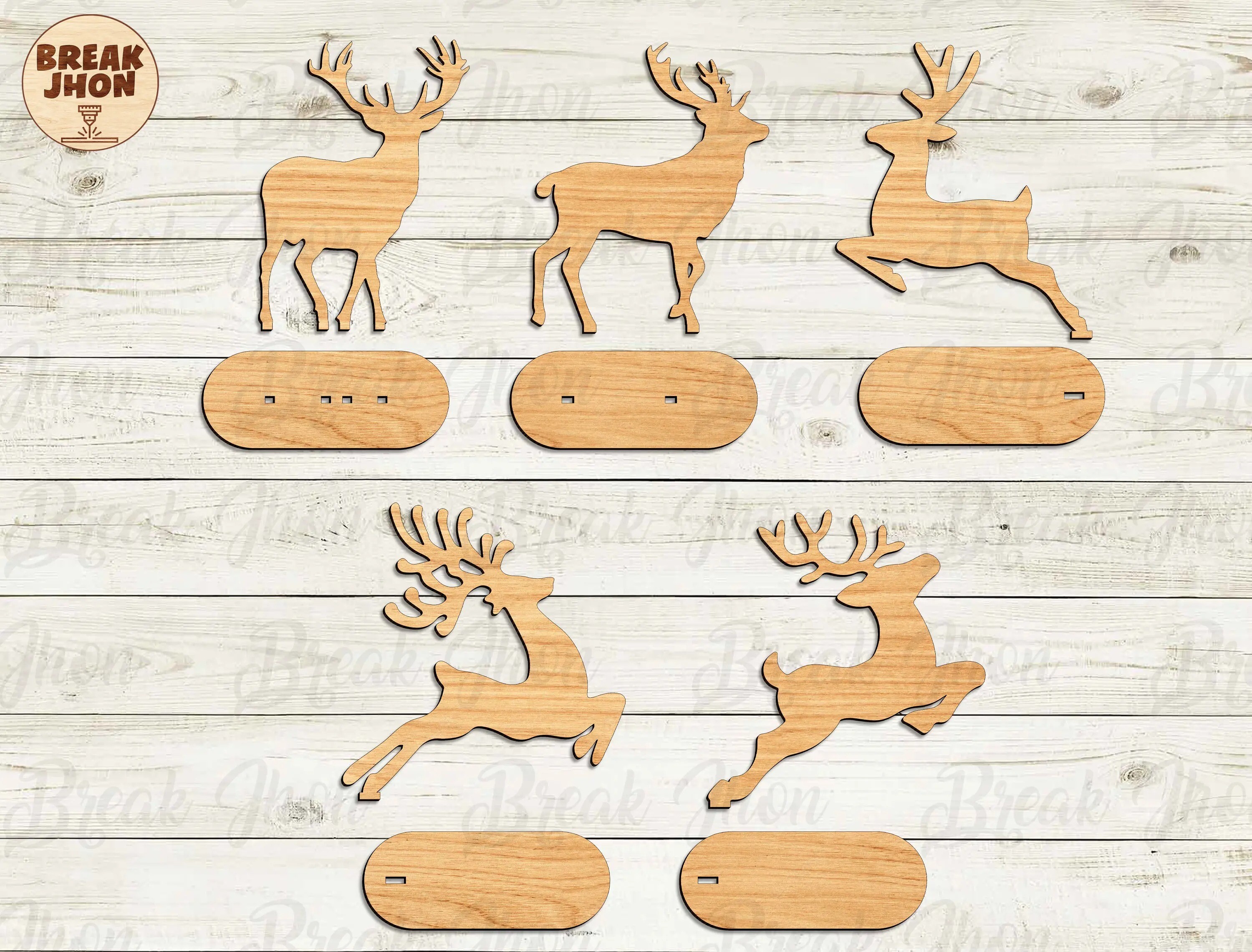 Christmas Standing Reindeer Svg · Creative Fabrica