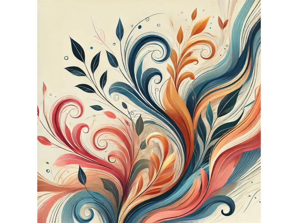 🖌️ Dynamic Plant Art with Flowing Leaf Gráfico por grifvixcolor ...