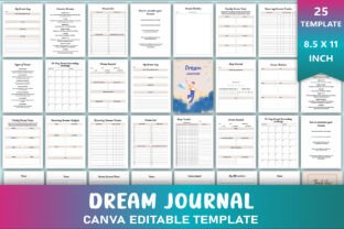 Editable Dream Journal Canva Template Graphic by KDP GALLERY · Creative ...