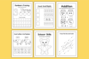 Kindergarten Worksheets Bundle Graphic by little learners loom ...