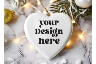 Christmas Ornament Round Mockup Bundle Graphic by MockupStore ...