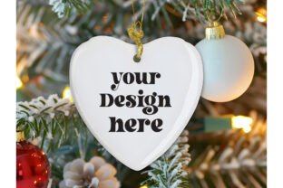 Christmas Ornament Round Mockup Bundle Graphic by MockupStore ...